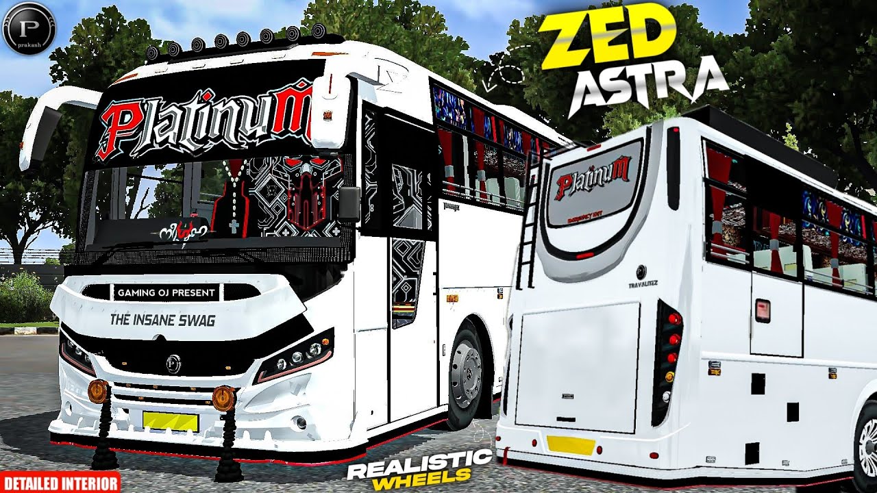 Brand New ZED ASTRA BS6 Bus Mod For Bus Simulator Indonesia - YouTube