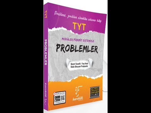 Karekök Yayınları TYT Problemler Modüler Piramit Sistemiyle MPS