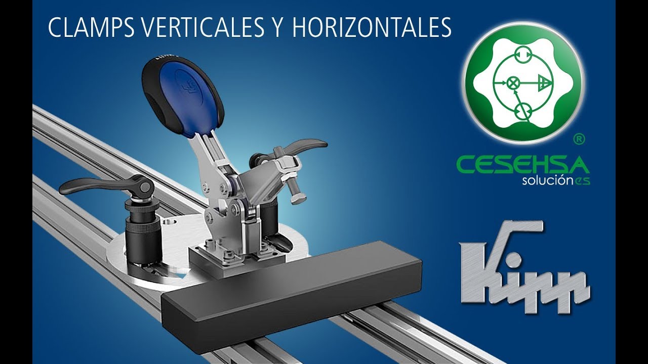 Clamps verticales y horizontales con bloqueo de seguridad - YouTube