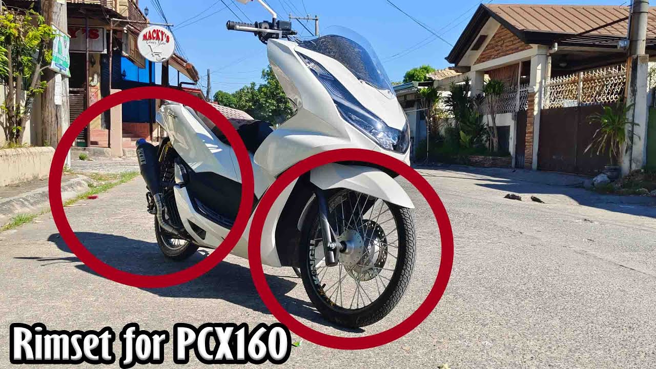 HONDA PCX 160 RIMSET - YouTube