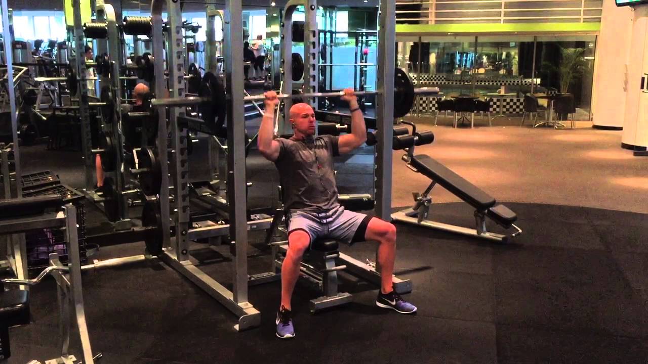 Seated Cage Press - YouTube