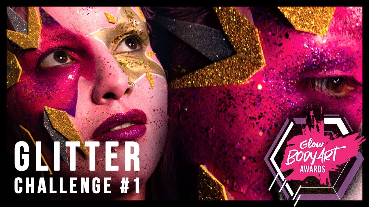 GLOW BODY ART AWARDS RETO #1 | GLITTER - YouTube