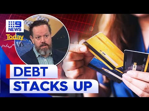 Credit card debt soars by $3b over the last year | 9 News Australia ...