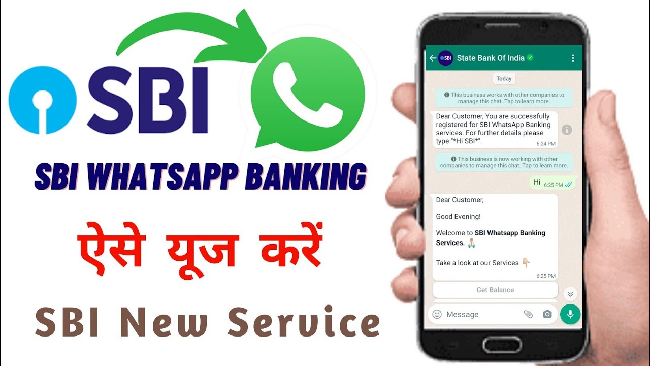 Sbi Whatsapp Banking ll How To Activate Sbi Whatsapp Banking ll ...