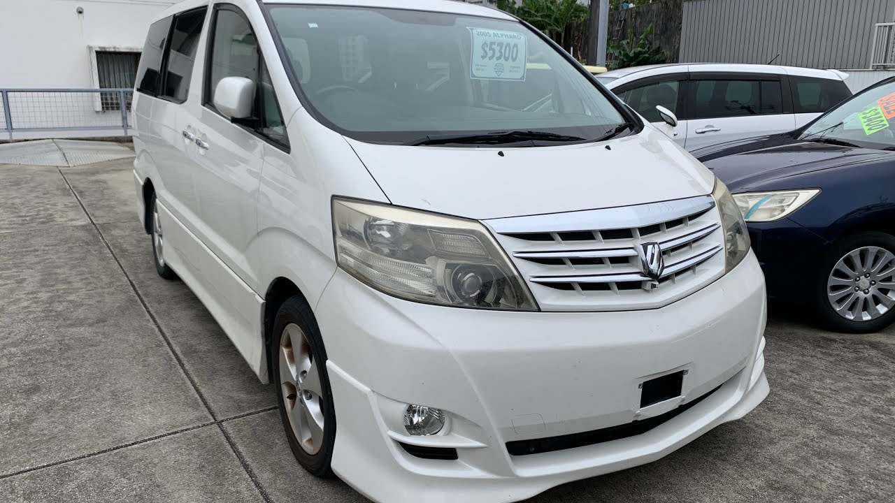 Payless Motors Okinawa - 2005 Toyota Alphard (22-12-7) (SOLD) - YouTube