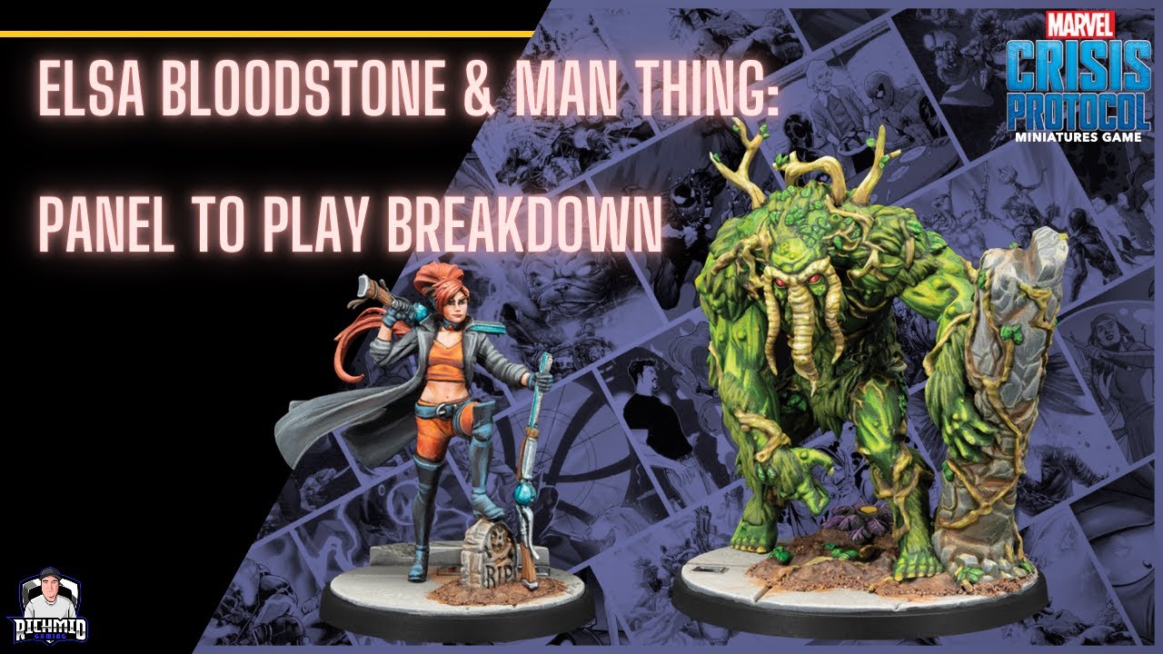 Marvel Crisis Protocol: Elsa Bloodstone & Man Thing Panel to Play - YouTube