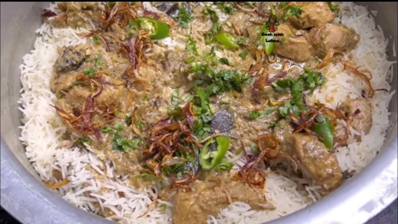 Sufiyani Biryani Recipe ♥️ | White Mutton Biryani Recipe ♥️| Eid Ul ...