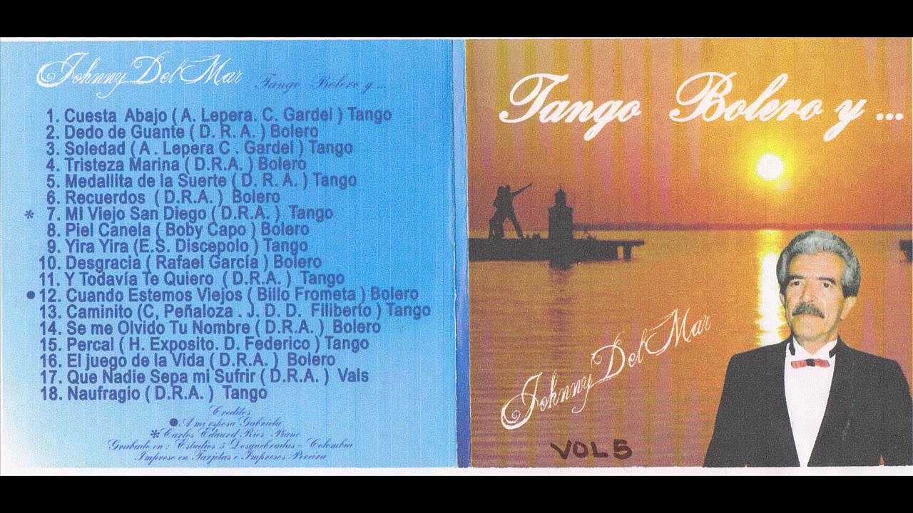 Cuando Tallan los Recuerdos - Johnny del Mar - YouTube