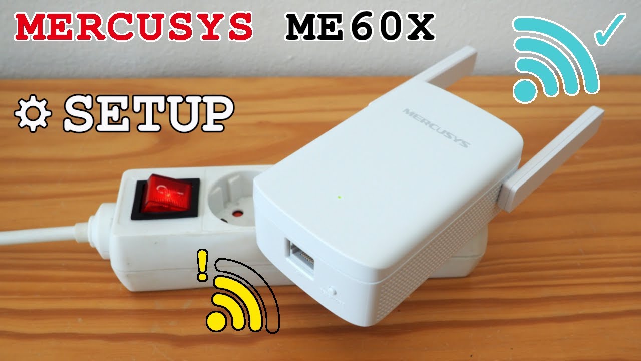 TP-Link Mercusys ME60X Wi-Fi 6 extender • Unboxing, installation ...