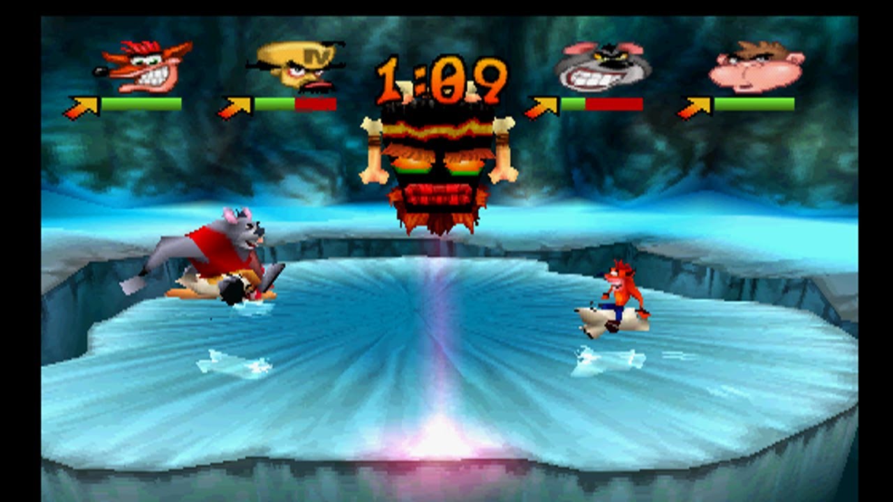 Crash Bash: Adventure Part 25: Melt Panic (Gem & Crystal) - YouTube