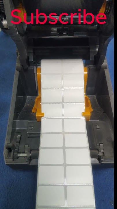 How To Manual Calibration Zebra ZD230 Barcode Printer - YouTube