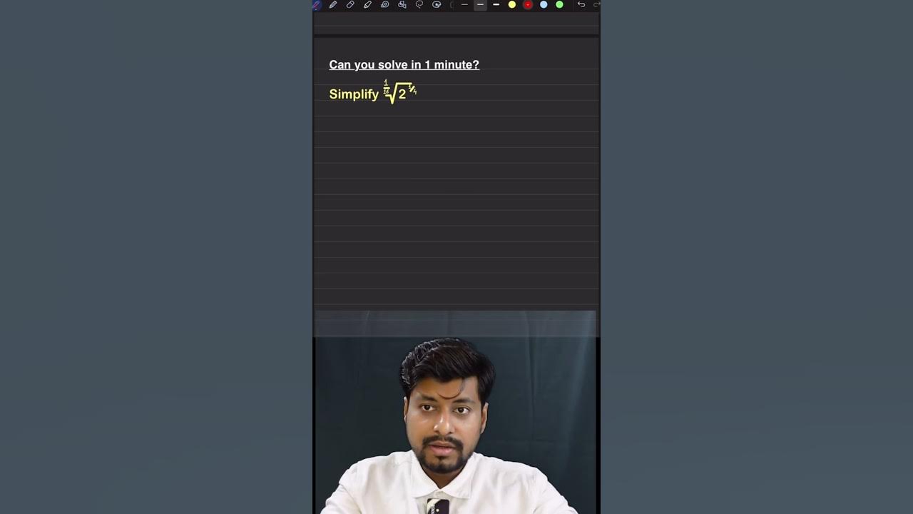 Can You Solve Challenge in 1 Minute | Mathematics | Algebra #education ...