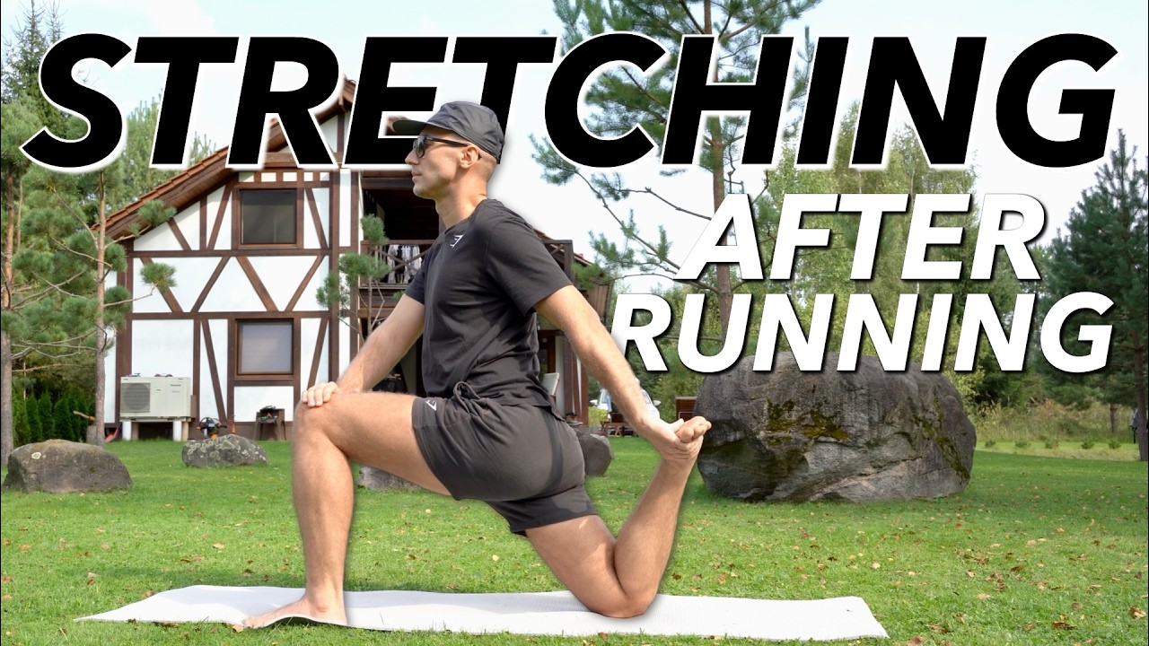 12 Min Deep Post Run Stretching | Run and Stretch - YouTube