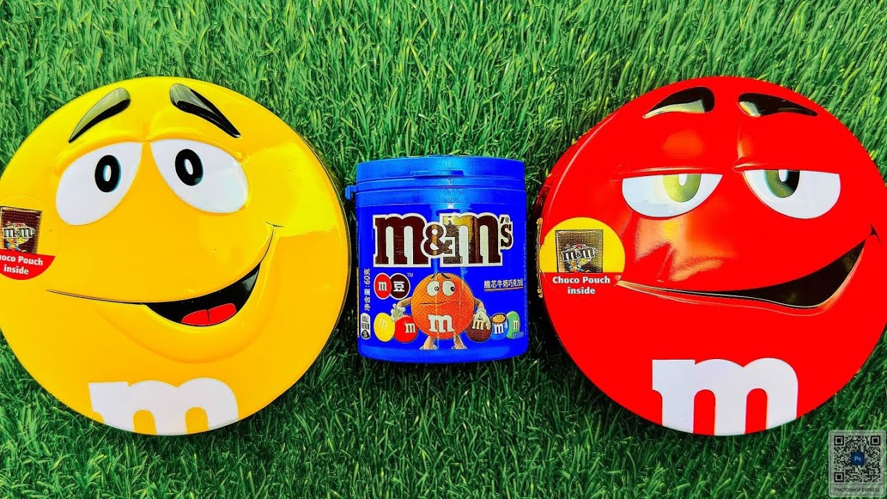 Satisfying Video | Unpacking and Mixing Rainbow Candy in Original M&M’s ...