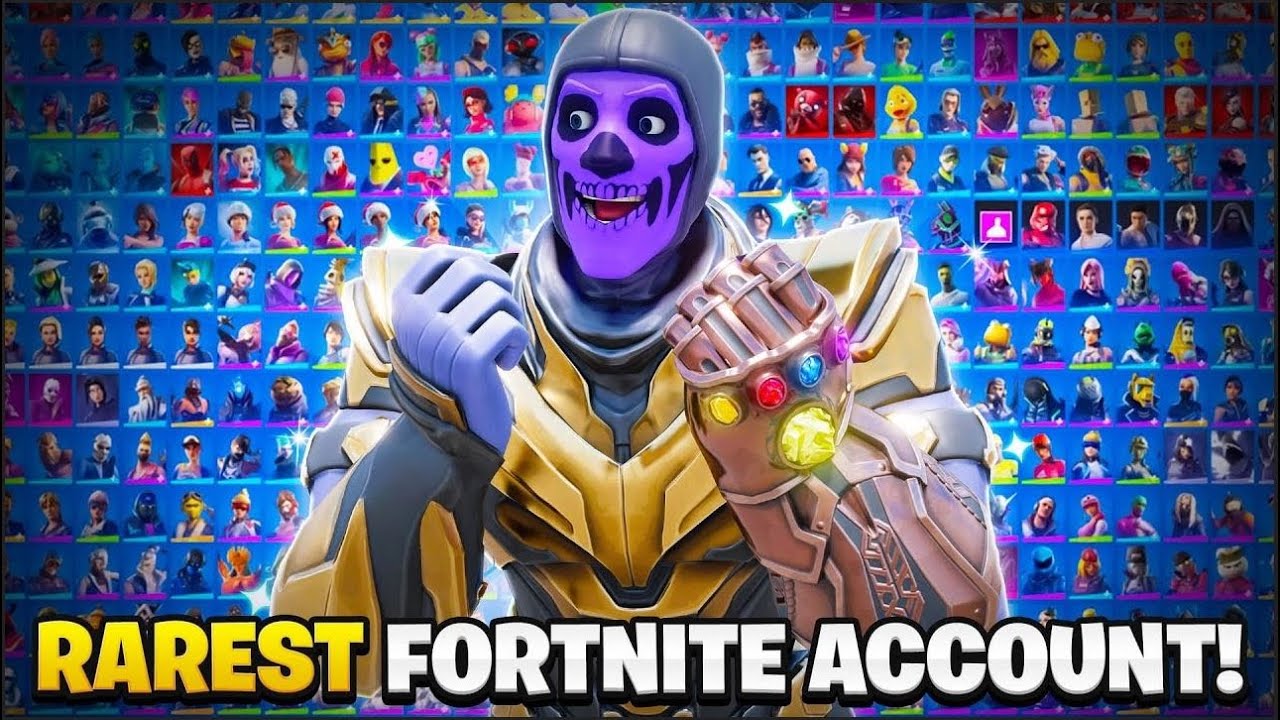The RAREST account in fortnite history!! ( $10,000+ ) - YouTube