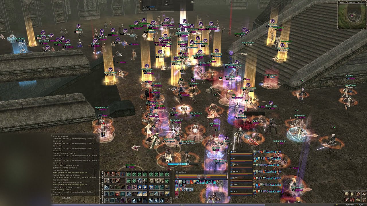 Lineage 2 Reborn - Baium 100vs120 7hrs of fun - mabXgod - YouTube