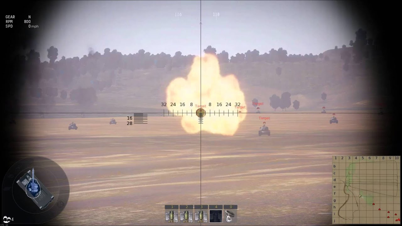 War thunder APDS HEATFS current after pen damage - YouTube