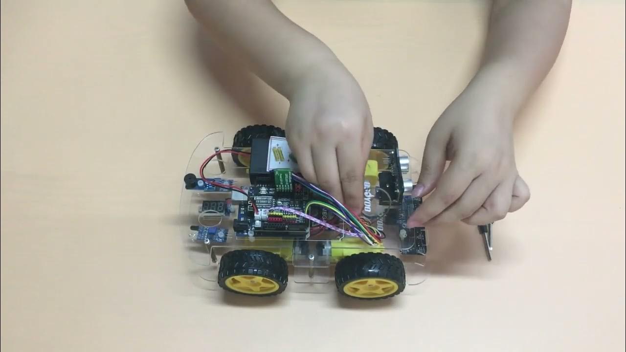 OSOYOO V2.1 Coche robot para Arduino Lección 7: Imitación de conducción ...