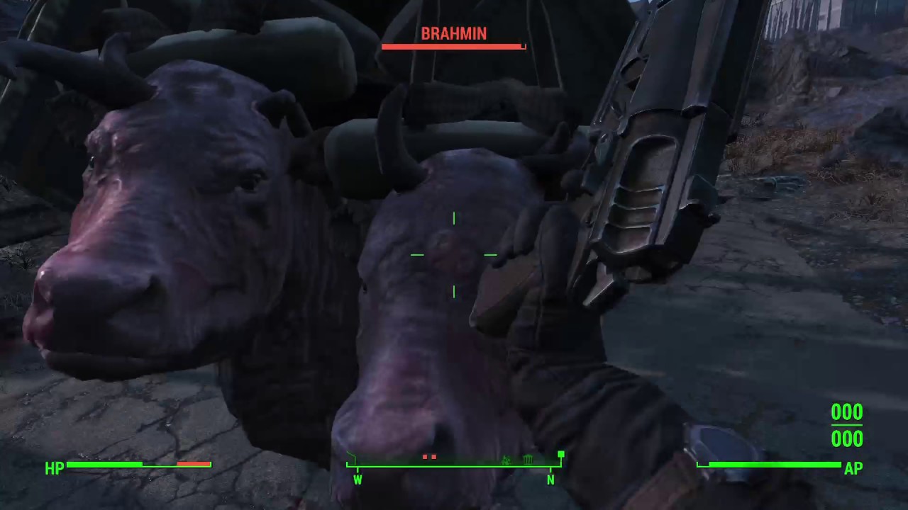2 head cow on fallout 4 gameplay ps4 pro - YouTube