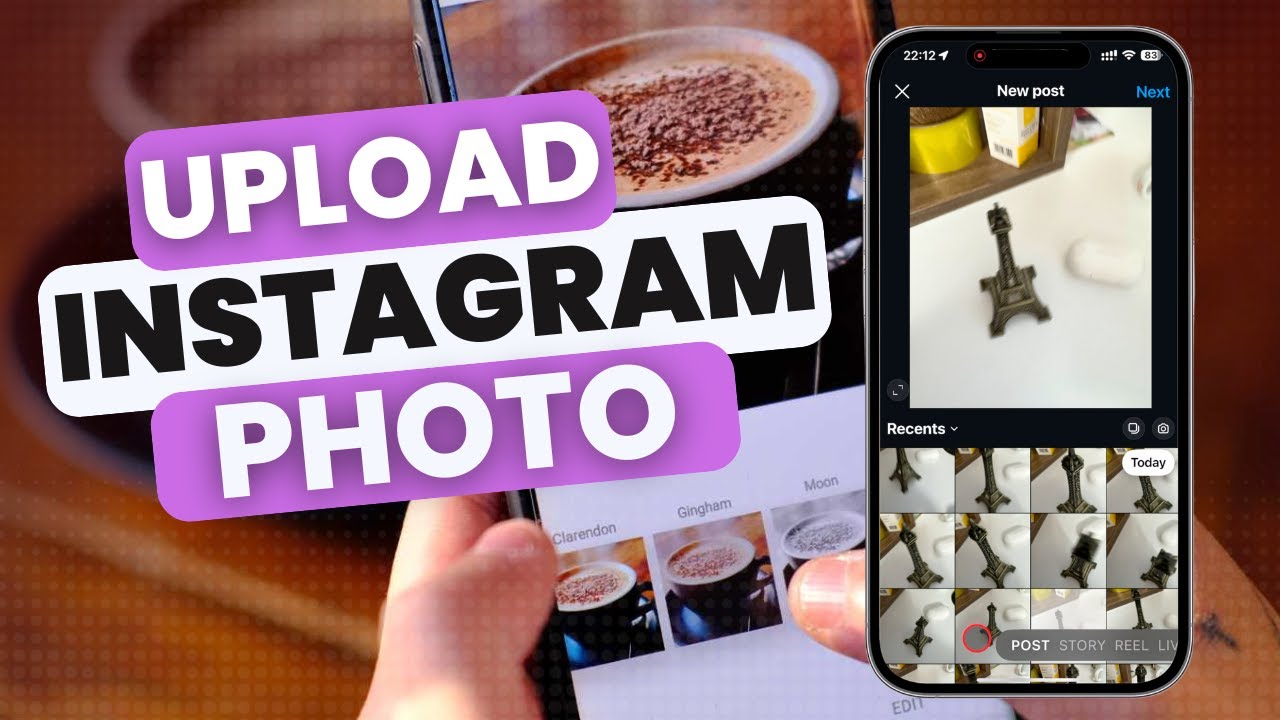 How to Upload a Photo on Instagram - YouTube