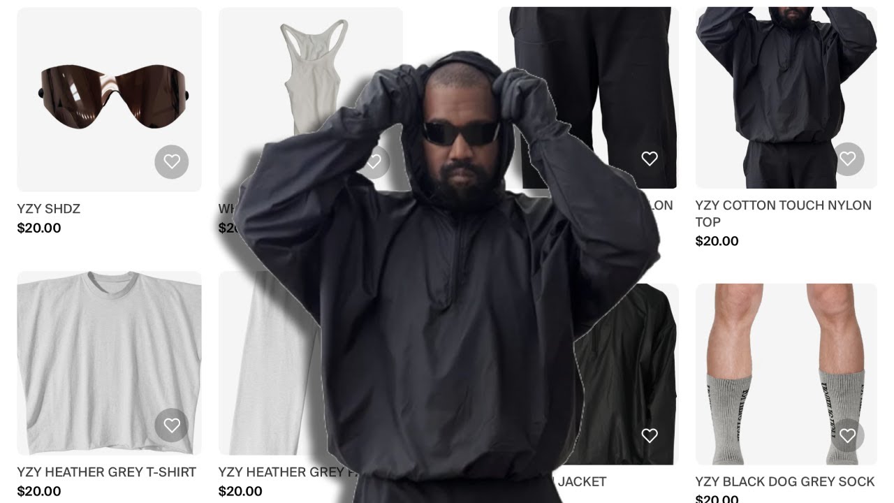 Kanye’s NEW $20 Merch & YZY SHADES Return? 🦅 - YouTube