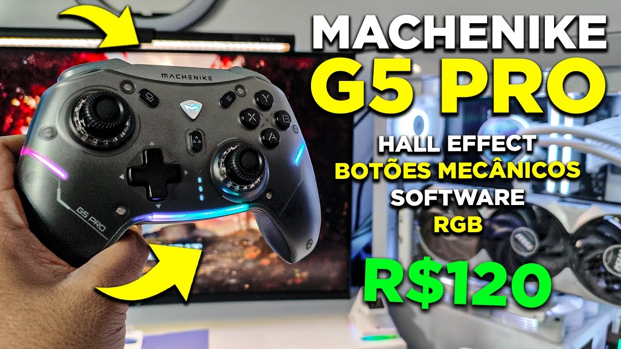 O MELHOR CONTROLE CUSTO-BENEFÍCIO DA ATUALIDADE - MACHENIKE G5 PRO ...