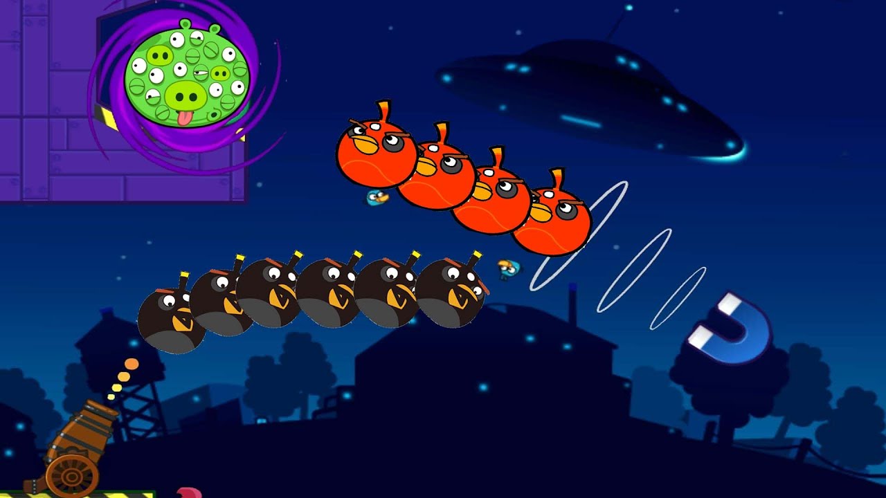 Angry Birds Collection Hacked 4 - FORCE BOMBER TO BLAST PIGGIES BY ...