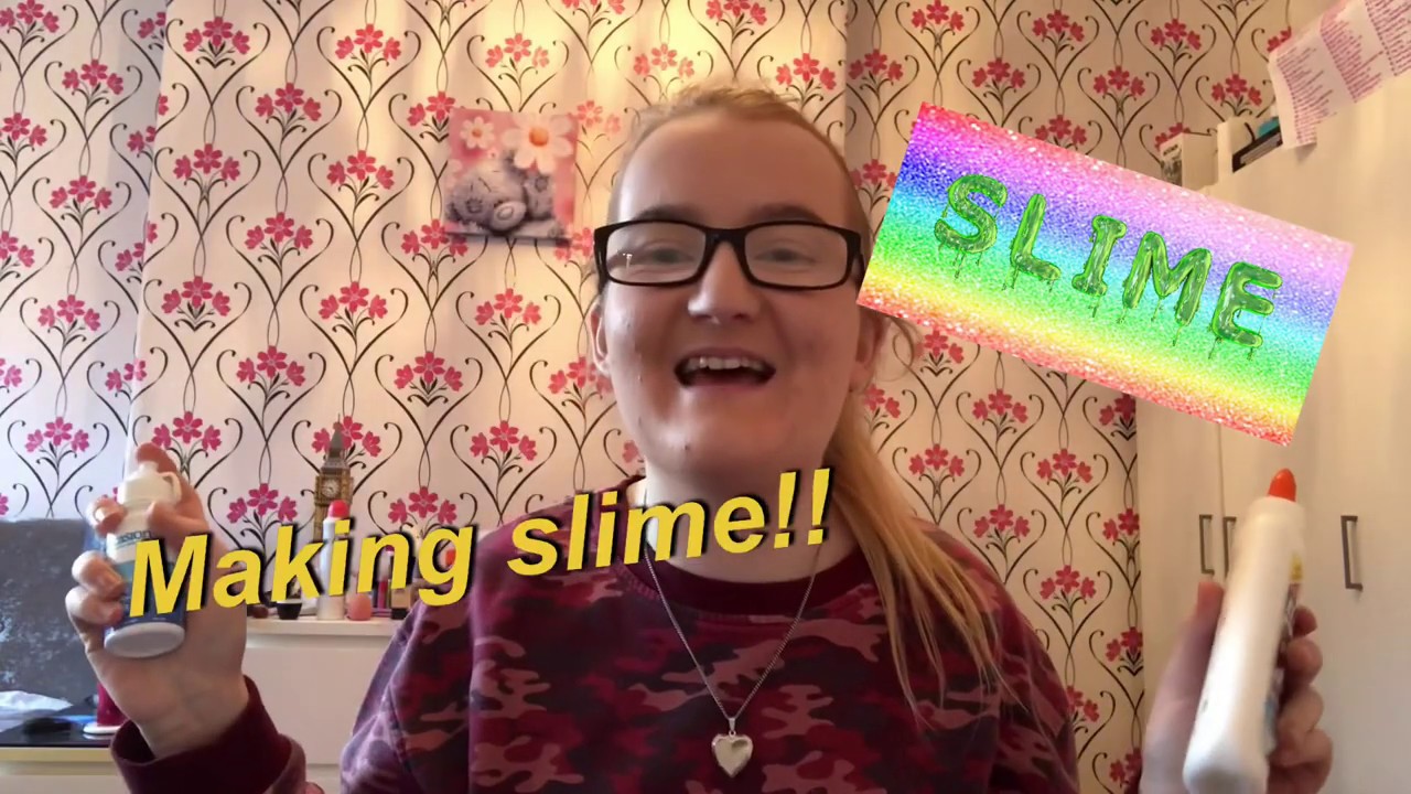 MAKING SLIME!! *KINDA FAILED BUT OH WELL* 😂 | Caitlin Official18 - YouTube