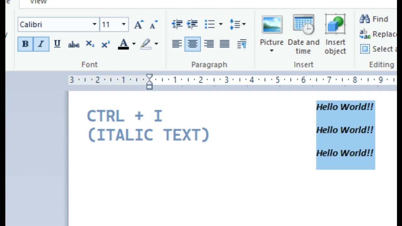 Windows CTRL Shortcuts in alphabet order A to Z - YouTube
