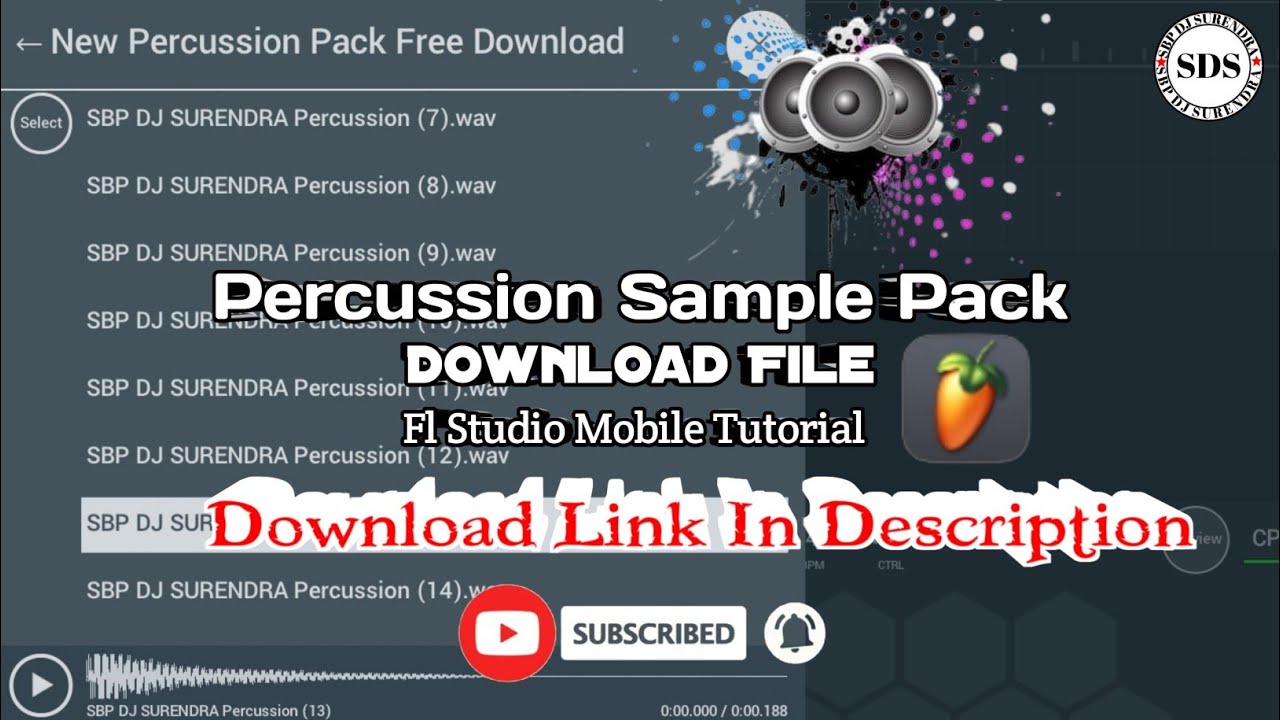 Percussion Dj Sample Pack !! Fl Studio Mobile Tutorial !! SBP DJ ...