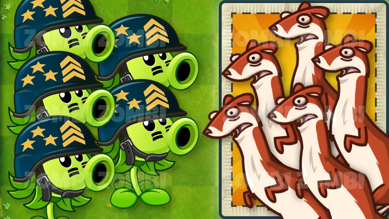 PvZ 2 Plants With 5 Plant Food VS Ice Weasel Who Will Win? - YouTube