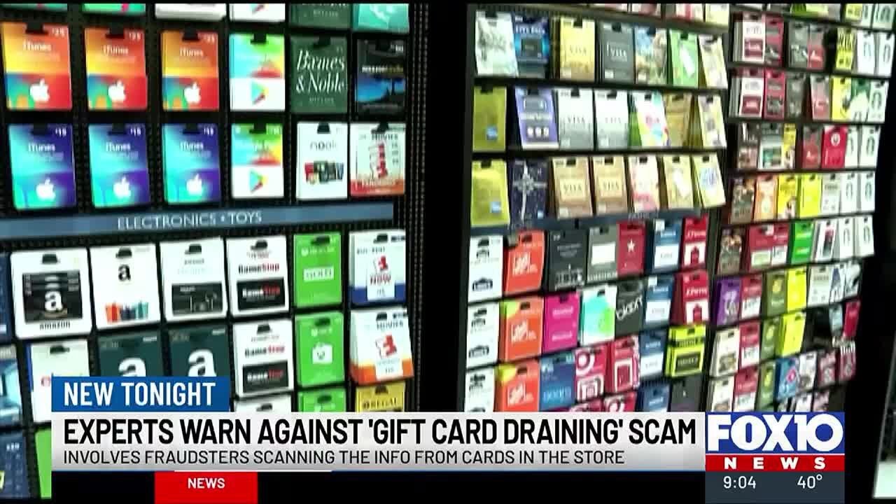 BBB warns against gift card draining scam - YouTube