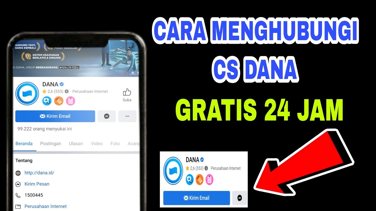 Cara Menghubungi Cs DANA Gratis 24 Jam - YouTube