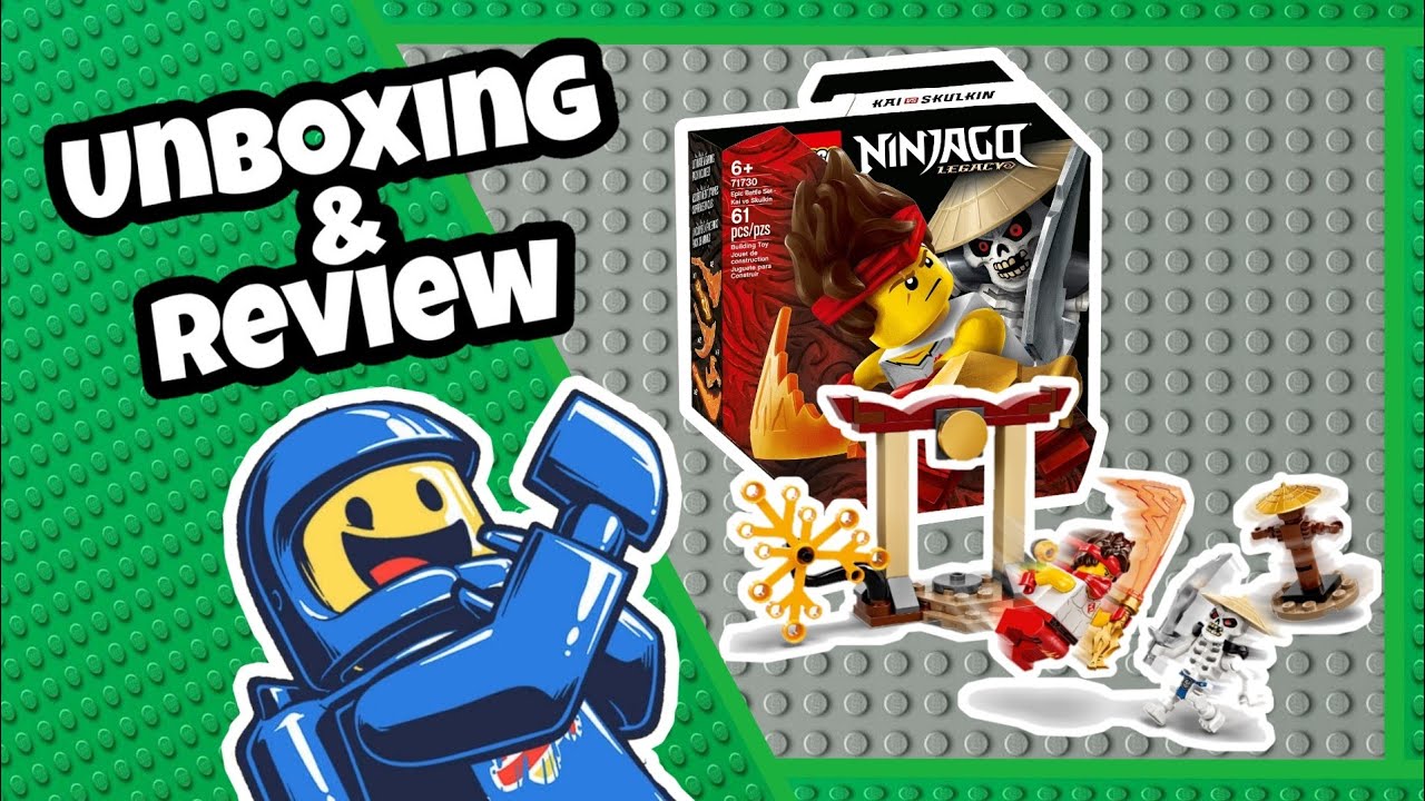 LEGO NINJAGO Legacy - Set de Batalla Legendaria: Kai vs. Skulkin 71730 ...