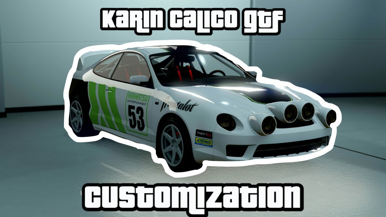 GTA Online - Karin Calico GTF Customization (Rally Series) - YouTube