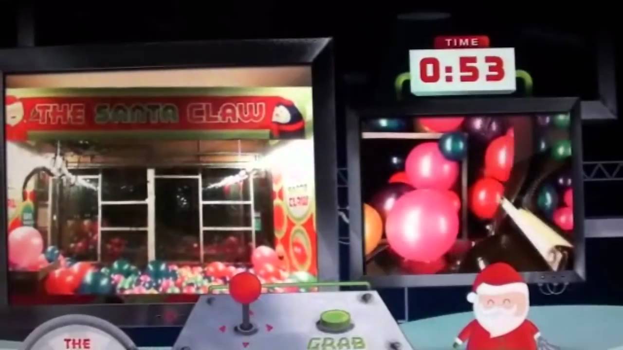 The santa claw game. Online claw game. - YouTube