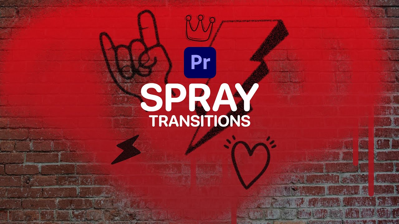 Spray Transitions - Premiere Pro Tutorial - YouTube