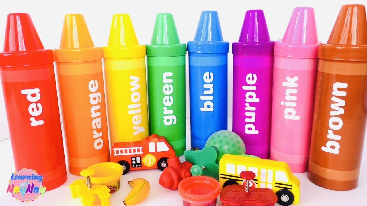 Learning Colors for Kids Using Surprise Boxes - YouTube