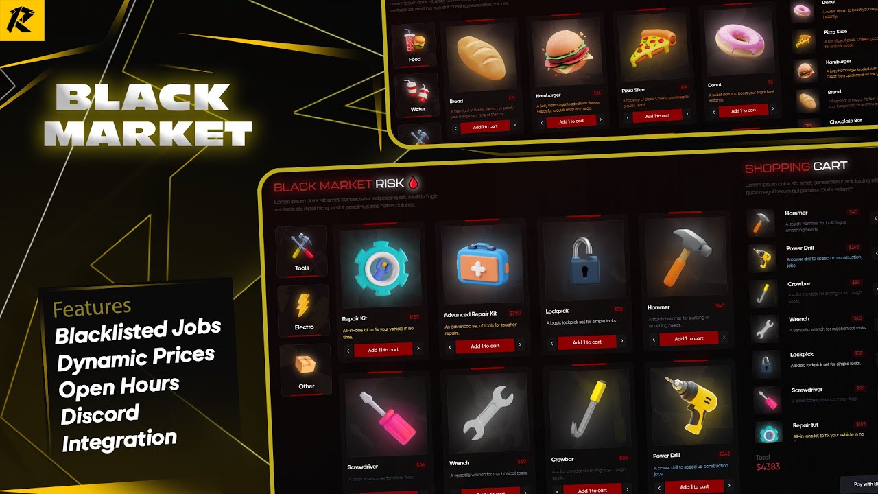 FiveM Black Market | Fully Customizable | FiveM Script - YouTube