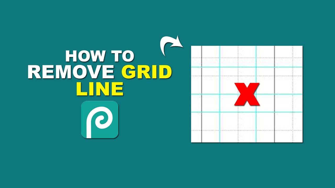 how to remove grid lines in photopea - YouTube