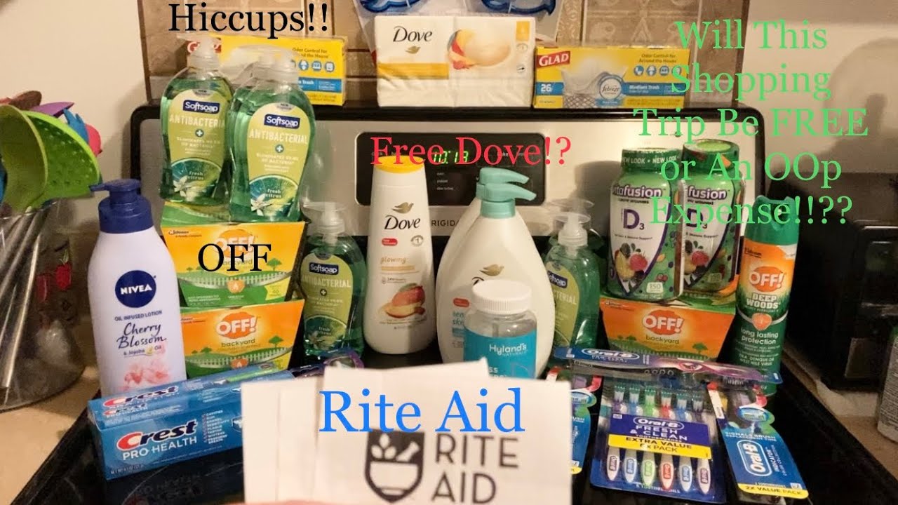 My RiteAid in Store Dove, OFF!, Oral B, Crest, Soft Soap & MORE!! 🚨 in ...