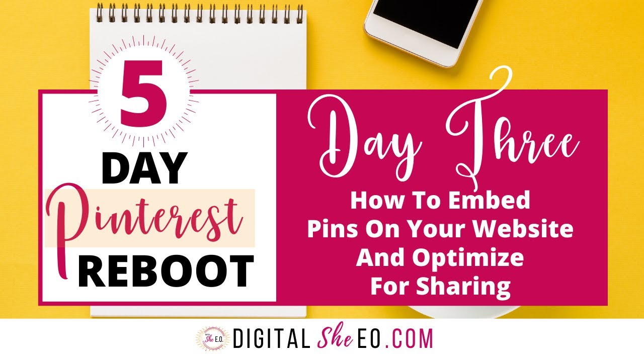How To Embed Pins On Your Website And Optimize For Sharing - YouTube