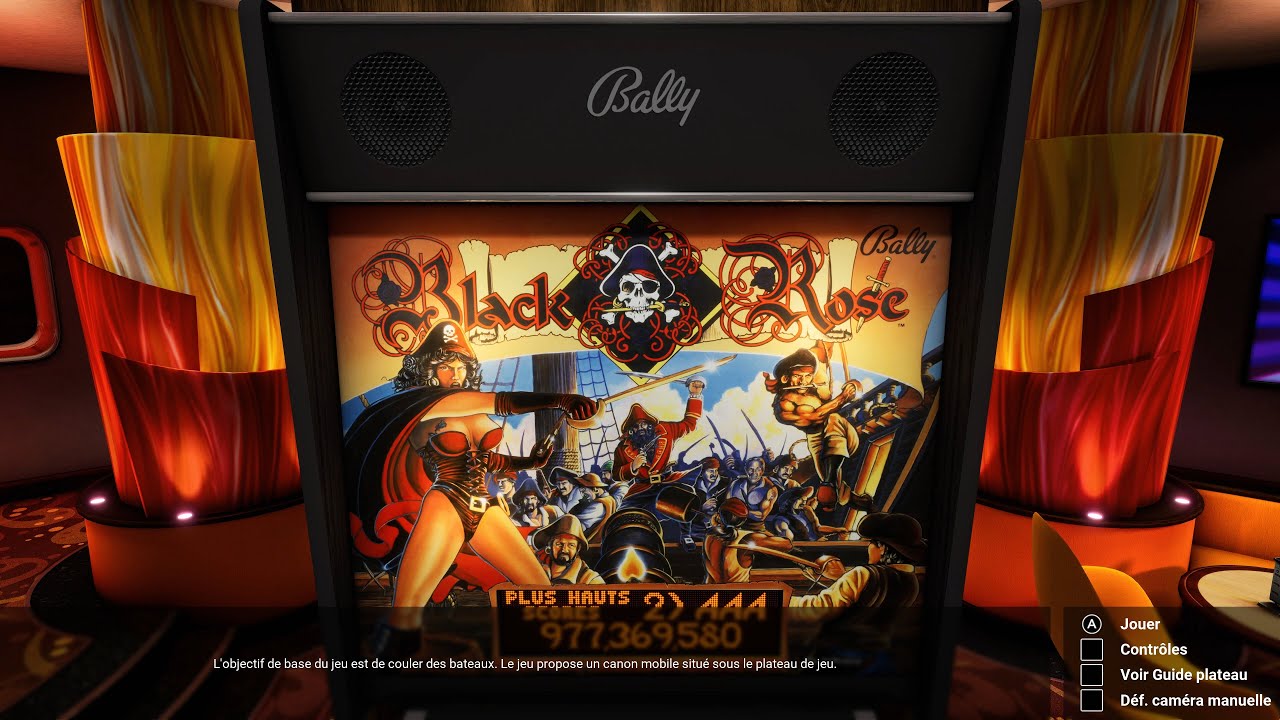 Pinball FX [4K] Williams Pinball: Black Rose Visual & Music Main Theme ...