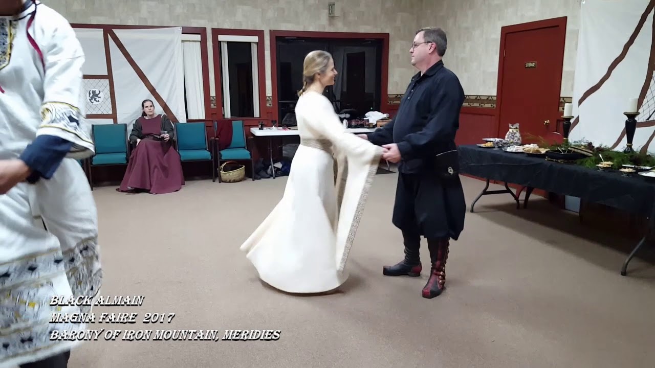 Black Almain SCA DANCE - YouTube