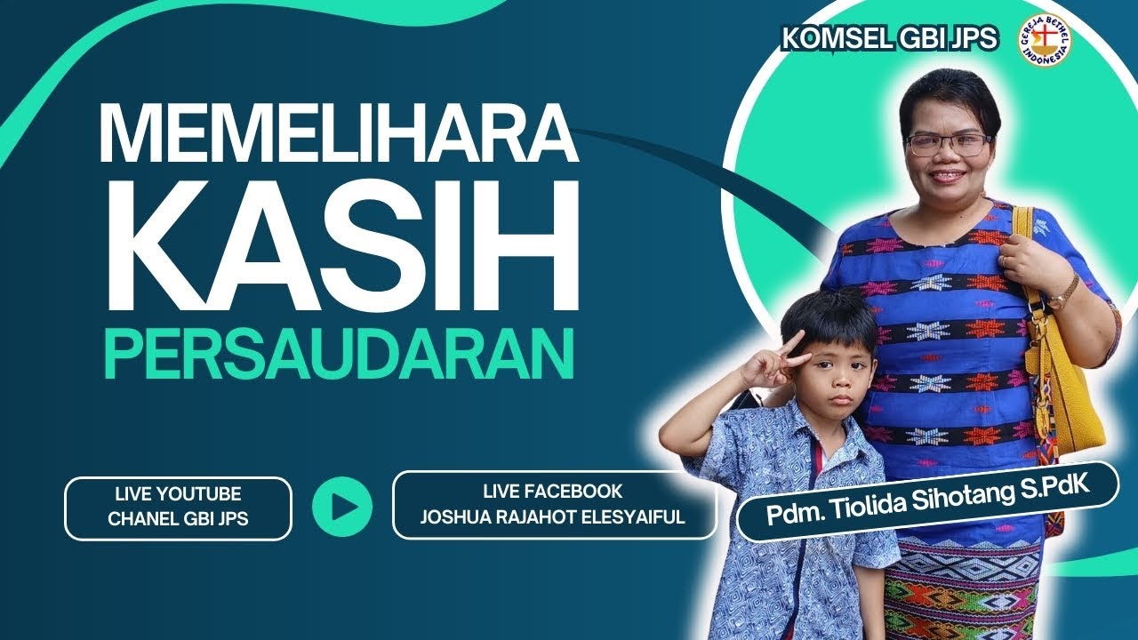 IBADAH KOMSEL GBI JPS (KAMIS, 20.02. 2025) PKL.19.00 WIB - Pdm. TIOLIDA ...