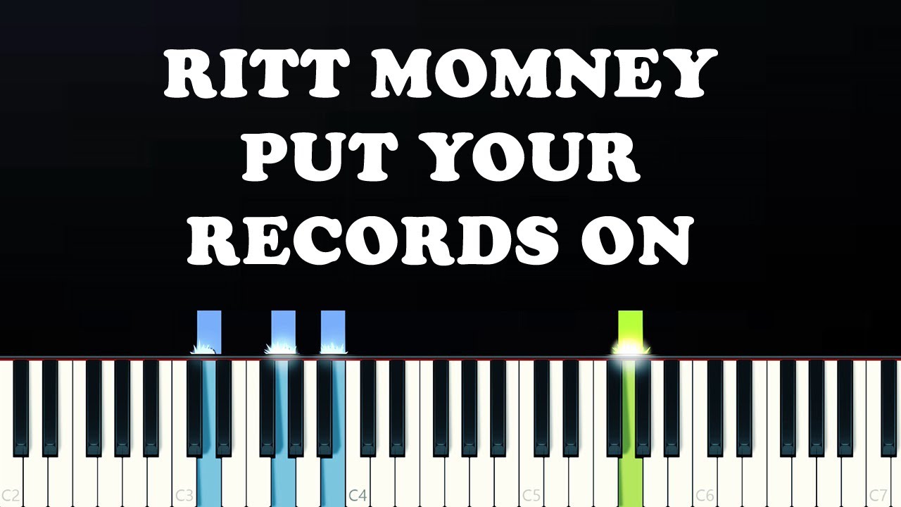 Ritt Momney - Put Your Records on (Piano Tutorial) - YouTube