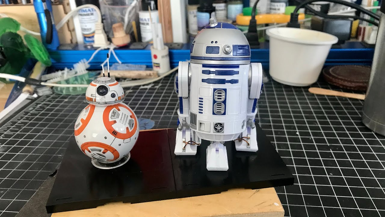 Bandai Bb8 and R2D2 for ISM SciFi Sig 2022 - YouTube