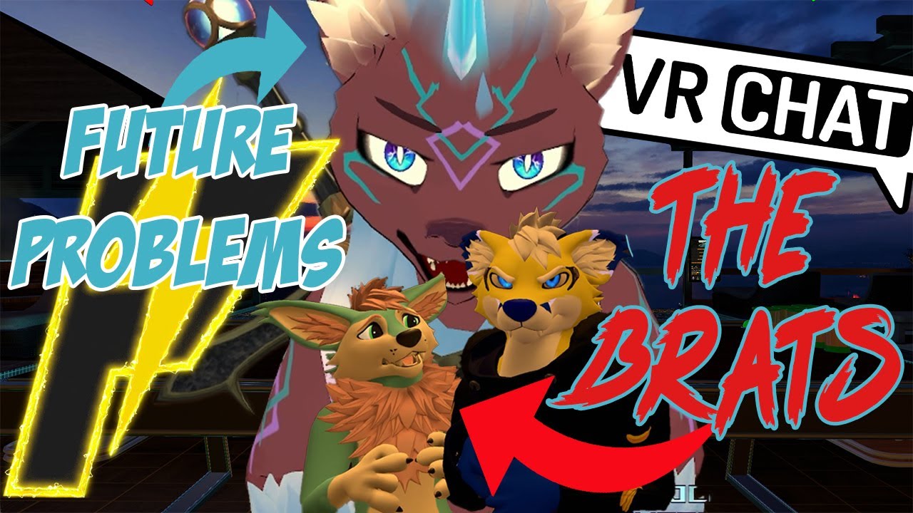 Banana and CottonCandy FURRIES get FRIED in VRChat when future problems become present problem ...