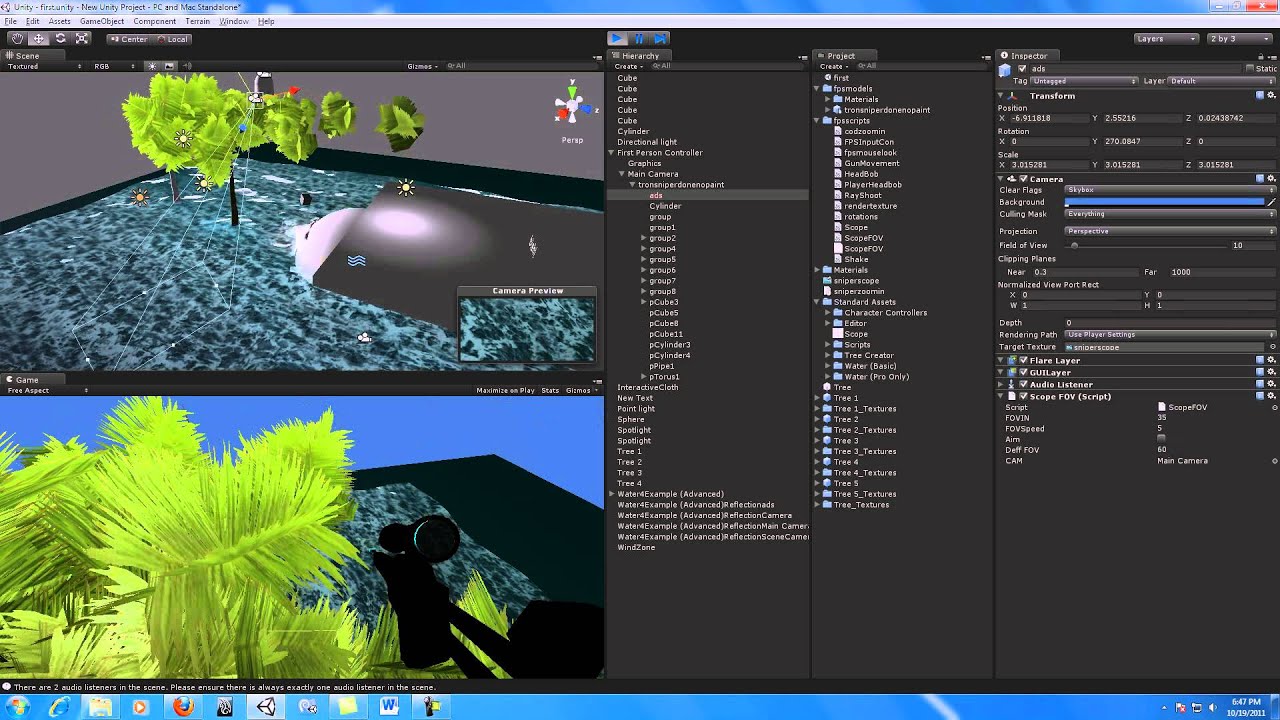 Scope Render Texture Unity Working Youtube