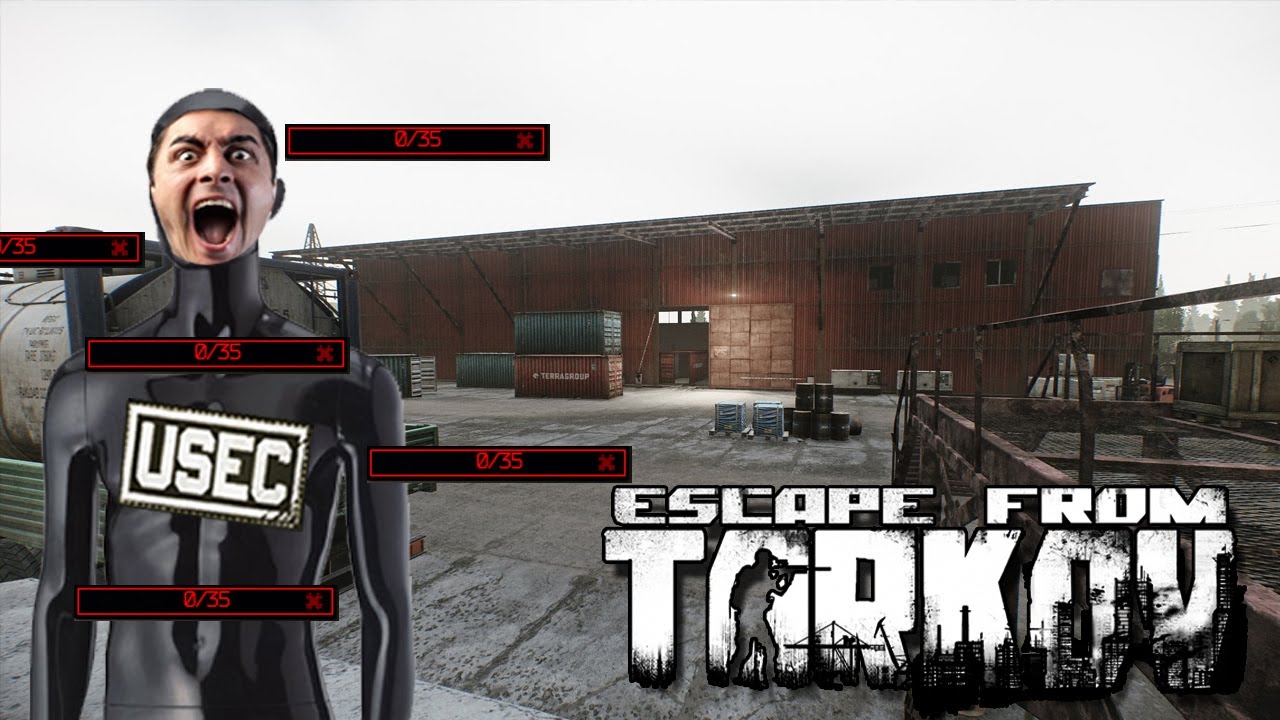 Escape from Tarkov - Customs - Big Red Big Battle - YouTube